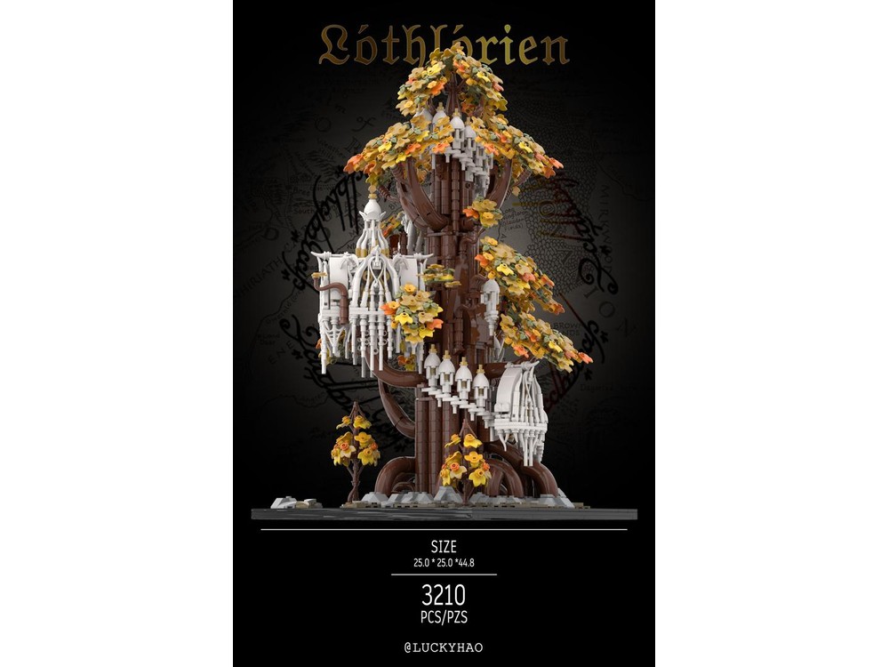 LEGO MOC Lothlórien mini craft by LUCKYHAO | Rebrickable - Build with LEGO