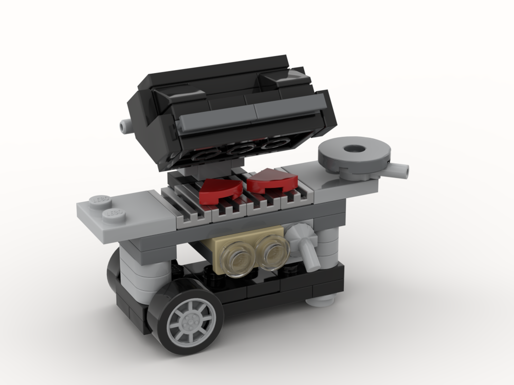 LEGO MOC 31146 - BBQ Grill by KlintIsztvud | Rebrickable - Build with LEGO