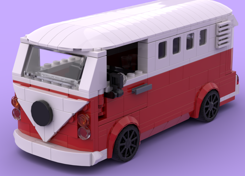 LEGO MOC-209177 VW Bus Speed Champions 8Wide by alejoluis | Rebrickable ...