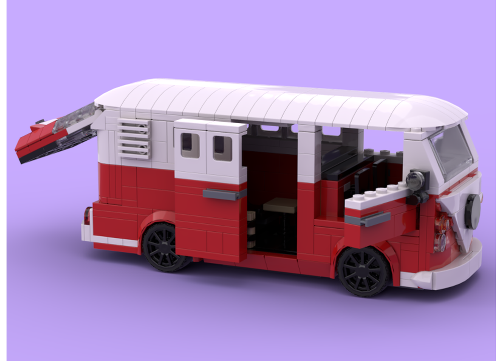 LEGO MOC-209177 VW Bus Speed Champions 8Wide by alejoluis | Rebrickable ...
