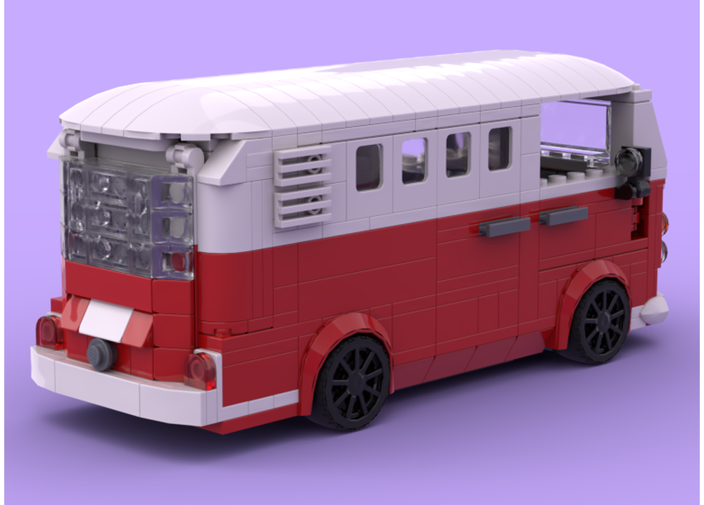 LEGO MOC-209177 VW Bus Speed Champions 8Wide by alejoluis | Rebrickable ...