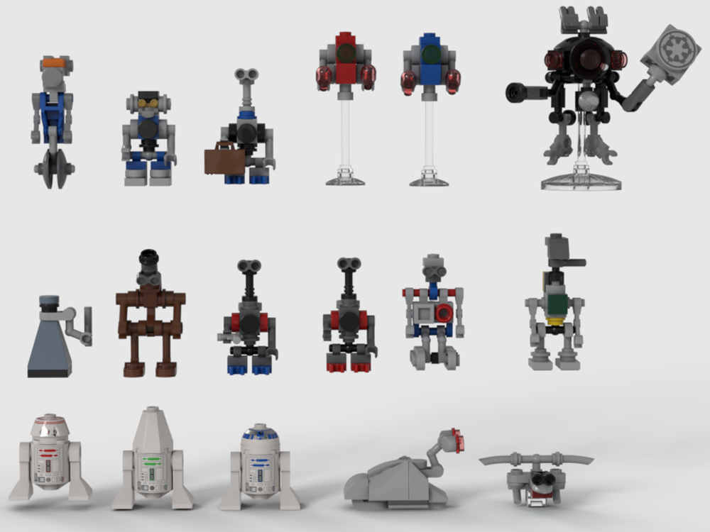 LEGO MOC Star Tours Character Drop: by EmpireMade4Dreams | Rebrickable ...