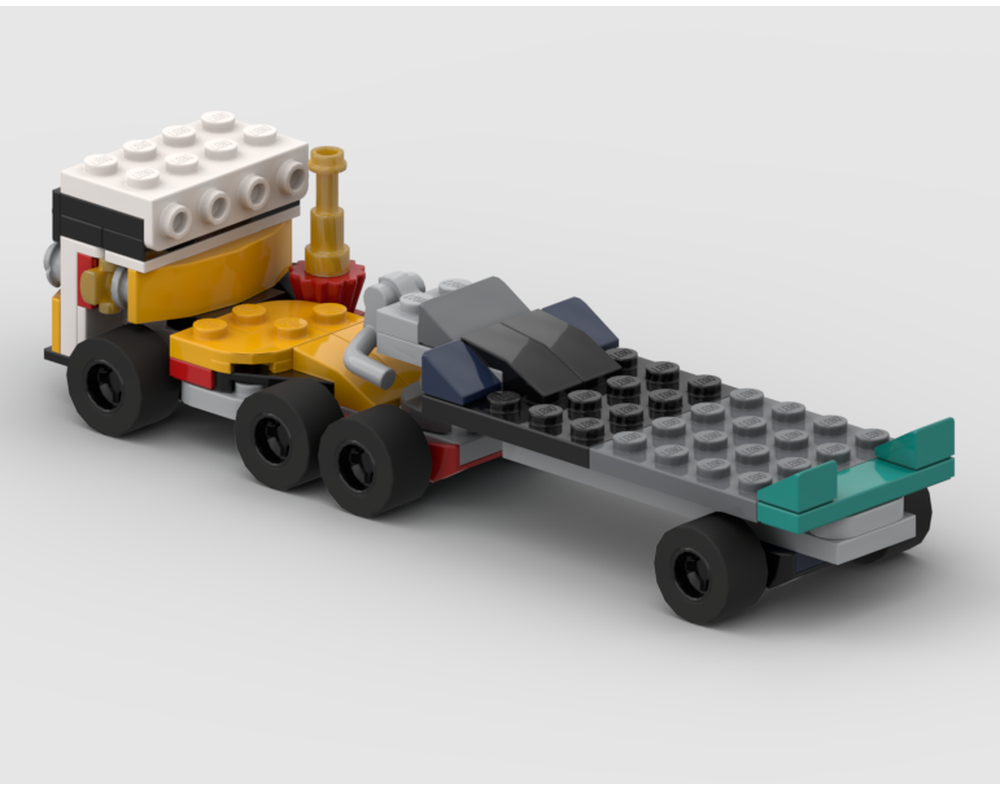 LEGO MOC-209184 Tractor Trailer (60400 alt) by DRT16 | Rebrickable ...