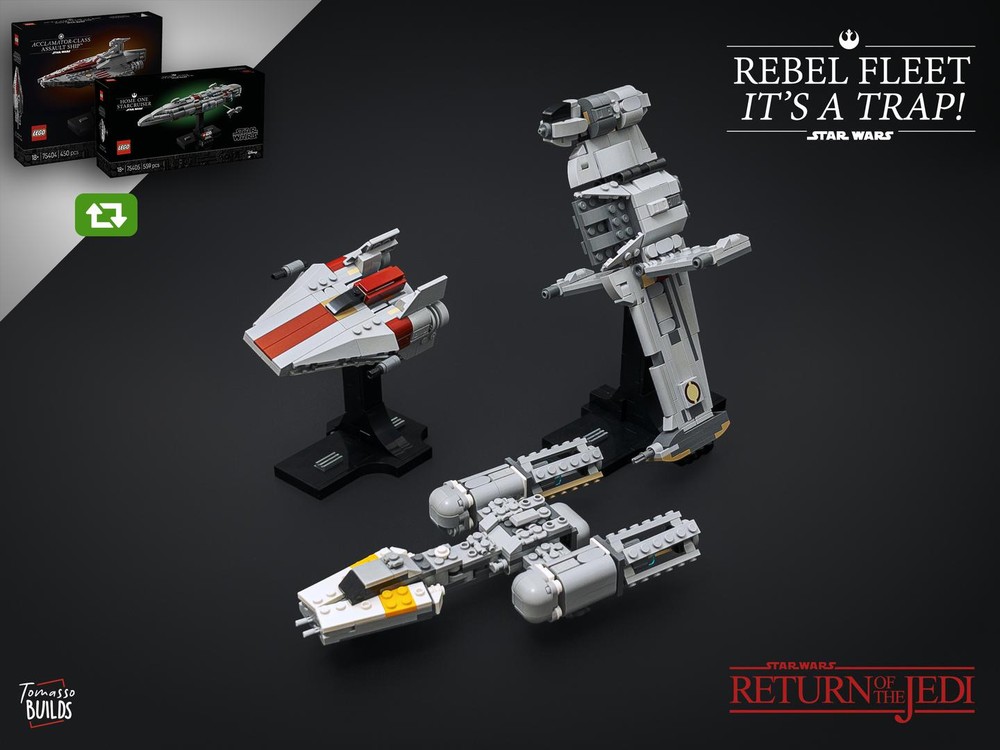LEGO MOC Rebel Fleet - It's a trap! from 75404 and 75405 by Tomasso ...