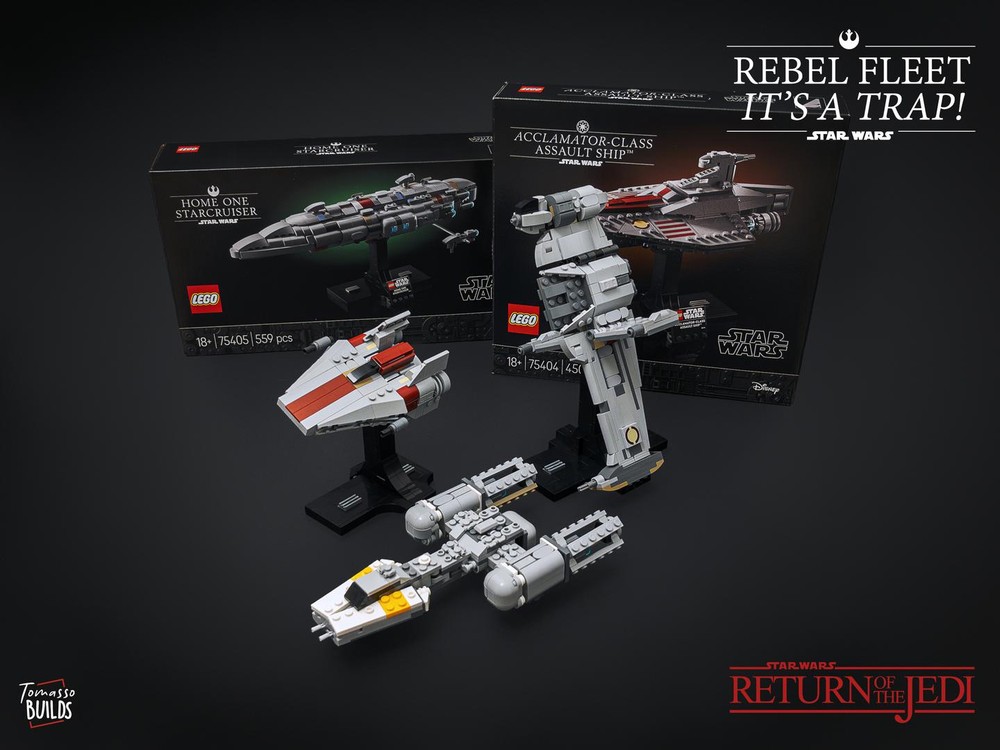 LEGO MOC-209188 Rebel Fleet - It's a trap! from 75404 and 75405 by ...