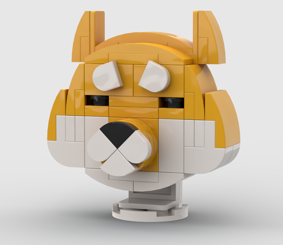 LEGO MOC-209214 A dog's head in distress. by brick_squirrel ...
