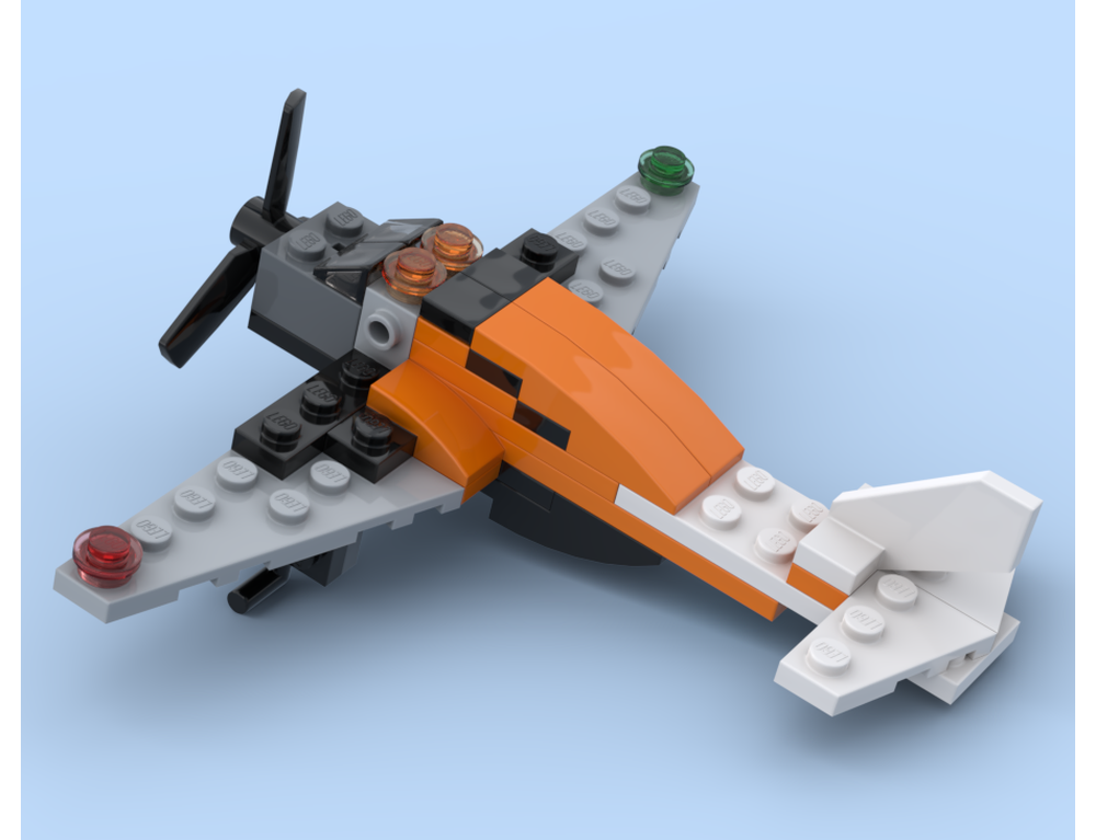 LEGO MOC 31028 - WWII plane by easyfly | Rebrickable - Build with LEGO