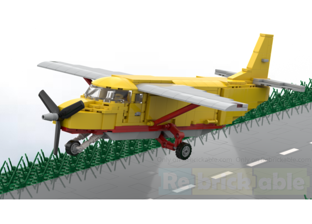 LEGO MOC-209222 Cessna 208B by Brick Studs | Rebrickable - Build with LEGO
