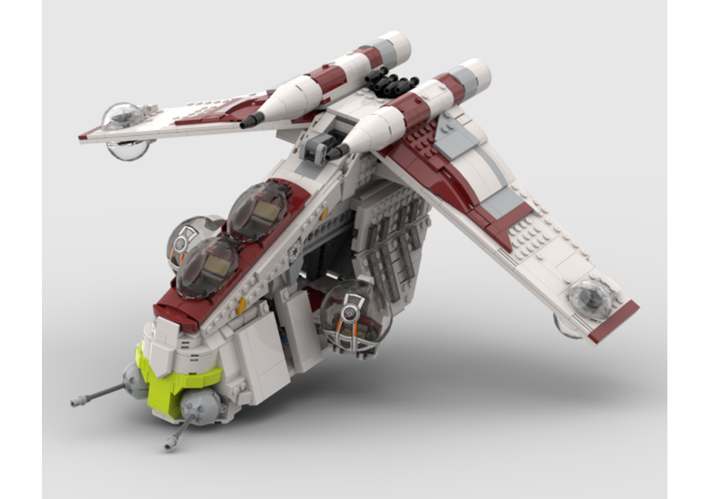 LEGO MOC Republic Gunship LAAT by Eolingan | Rebrickable - Build with LEGO
