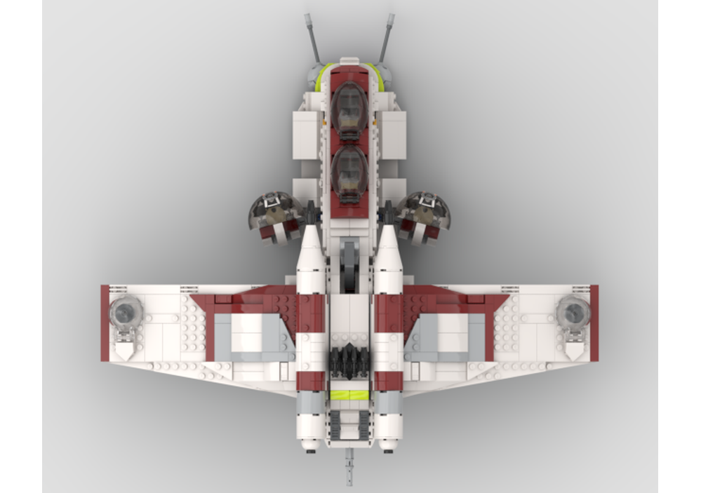 LEGO MOC Republic Gunship LAAT by Eolingan | Rebrickable - Build with LEGO