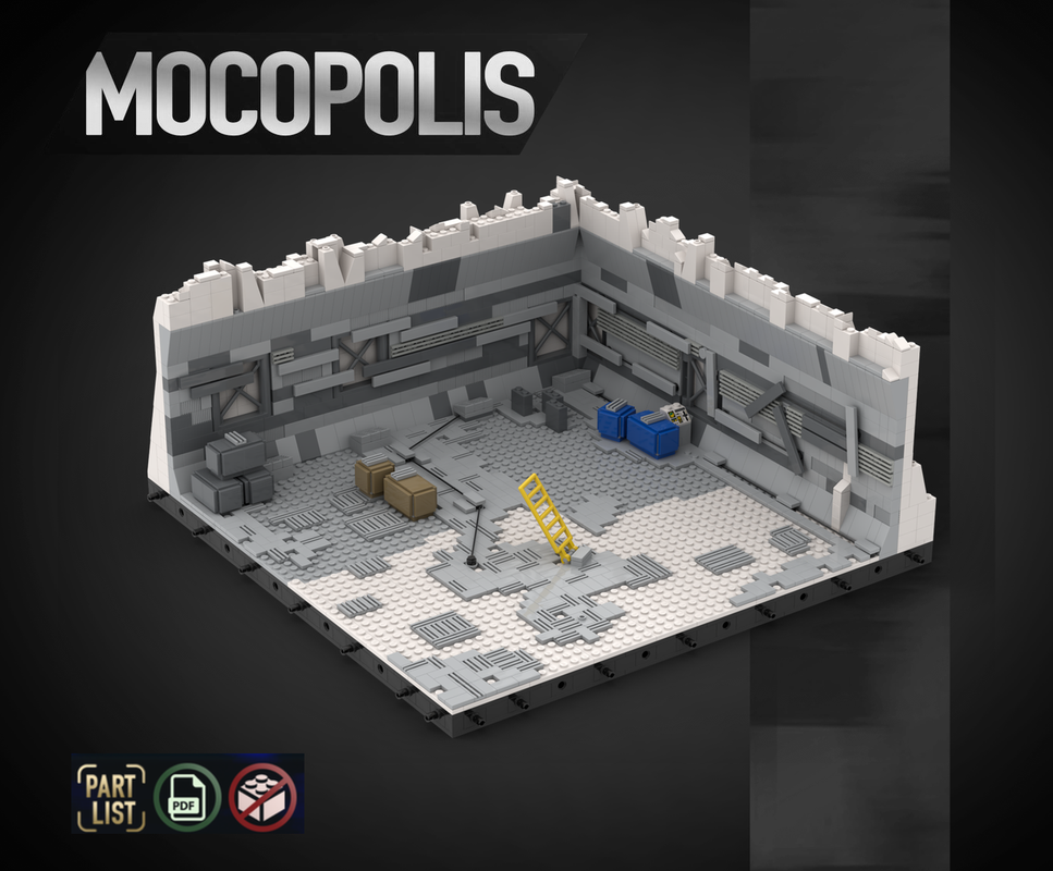 LEGO MOC-209238 Echo Base p.1: Parking lot for the X-type fighter. by ...