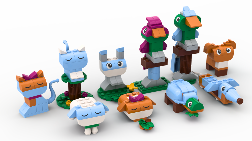 LEGO MOC 11041 Cats by Lenarex | Rebrickable - Build with LEGO