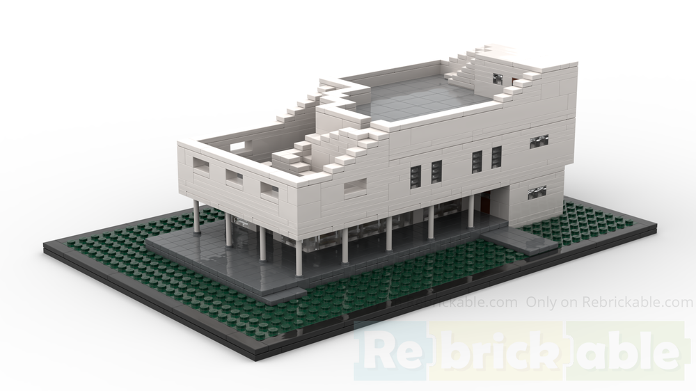 LEGO MOC Microscale modern weekend home by Mobilox Studios ...