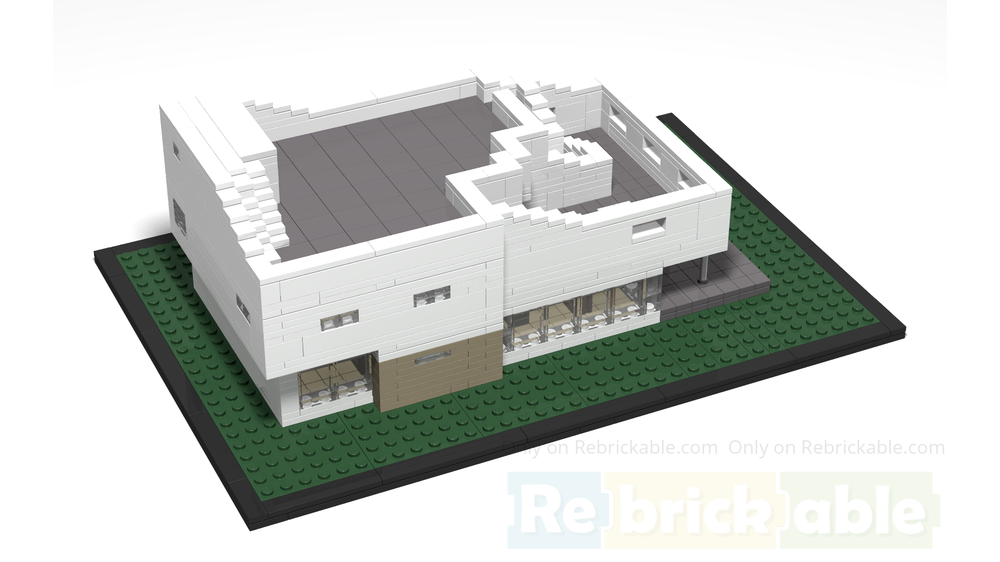 LEGO MOC Microscale modern weekend home by Mobilox Studios ...