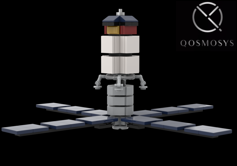 Lego Moc Zeusx Lunar Lander And Orbital Bus By Orchardbuilds