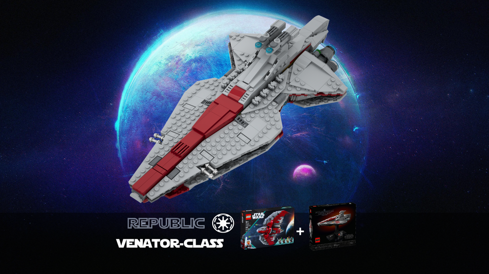 LEGO MOC Midi Venator-Class - 75362 + 75404 alternative by zsoltom ...