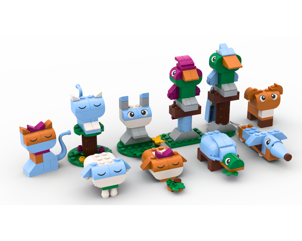 LEGO MOC 11041 Dogs by Lenarex | Rebrickable - Build with LEGO