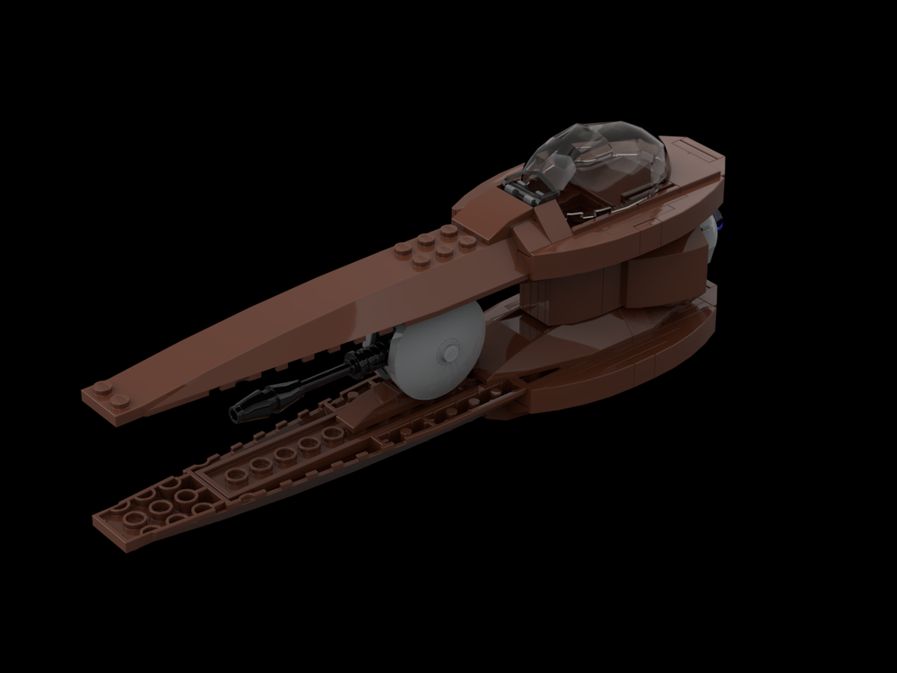 LEGO MOC Geonosian starfighter by G3ppO | Rebrickable - Build with LEGO