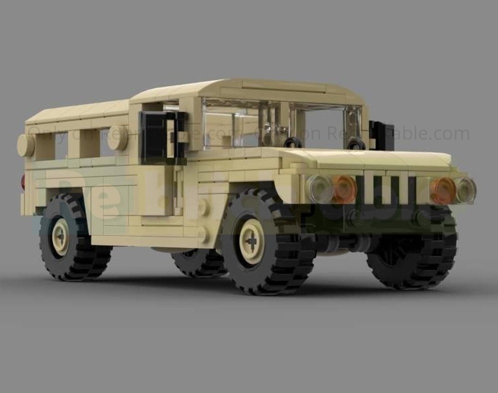 LEGO MOC M1123 HMMWV (Humvee) cargo/troop carrier by Brick Industries ...