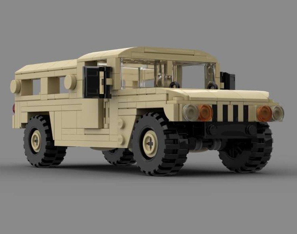 LEGO MOC M1123 HMMWV (Humvee) cargo/troop carrier by Brick Industries ...