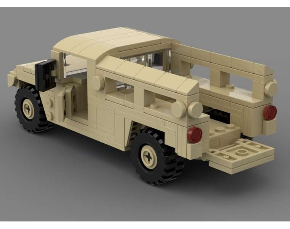 LEGO MOC M1123 HMMWV (Humvee) cargo/troop carrier by Brick Industries ...