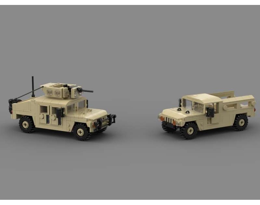 LEGO MOC M1123 HMMWV (Humvee) cargo/troop carrier by Brick Industries ...