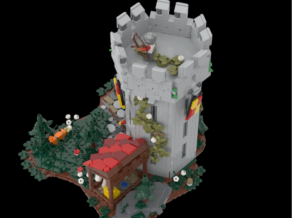 LEGO MOC The Lone Tower by ConsiderANapkin | Rebrickable - Build with LEGO