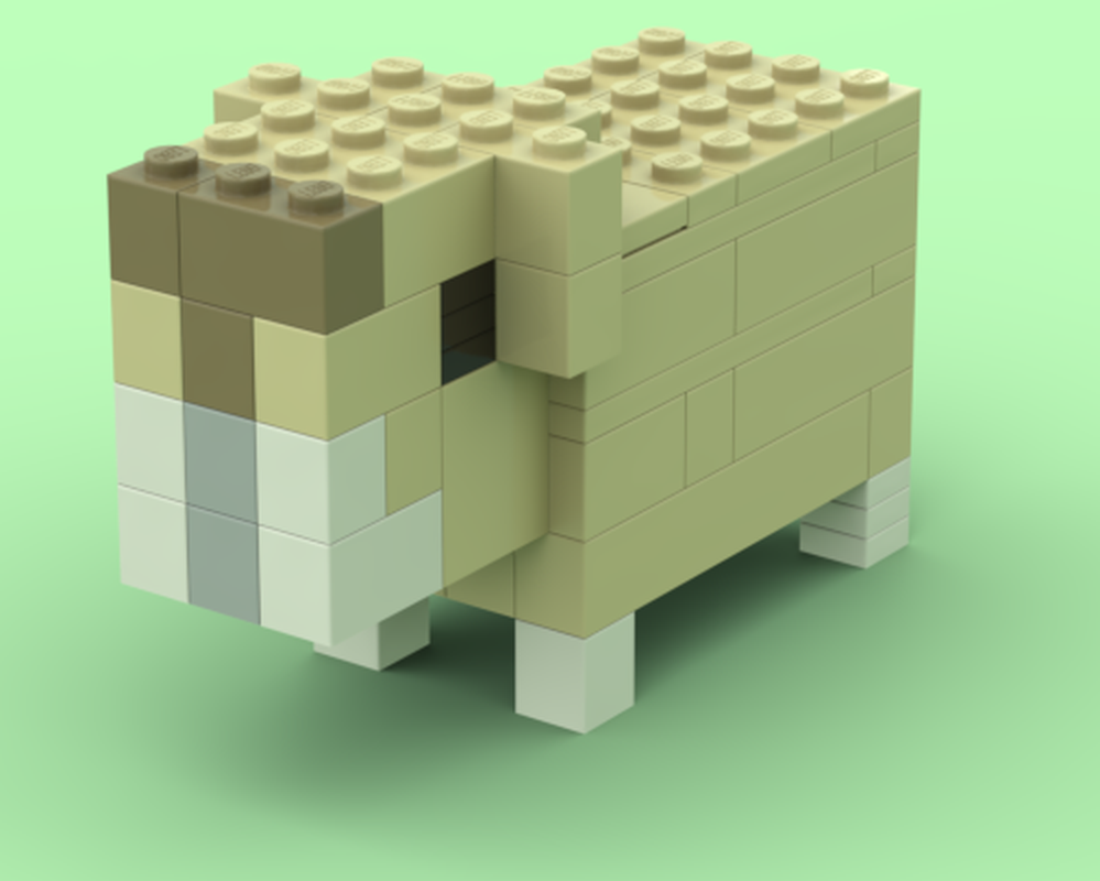 LEGO MOC Minecraft Guinea Pig by SavageBricks | Rebrickable - Build ...