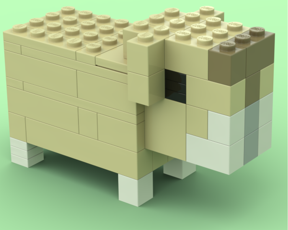 LEGO MOC Minecraft Guinea Pig by SavageBricks | Rebrickable - Build ...