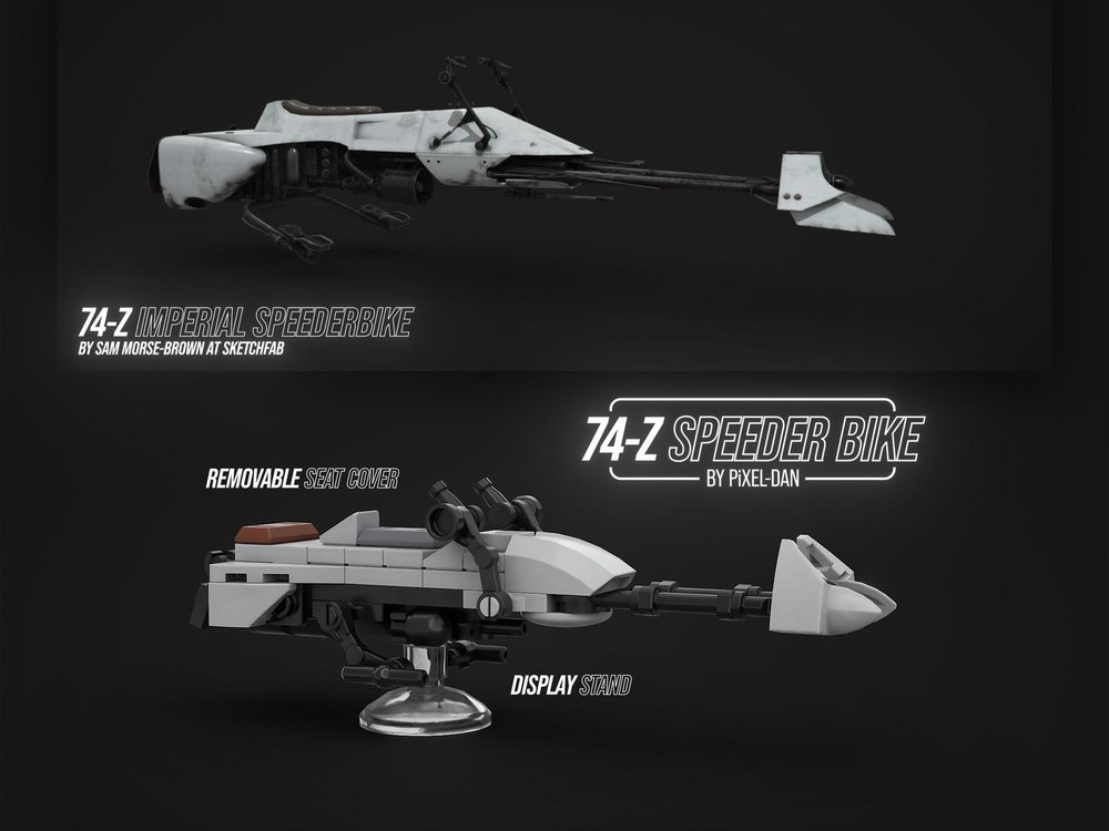 LEGO MOC PiXEL-DAN 74-Z Imperial Speederbike by PiXEL-DAN | Rebrickable ...