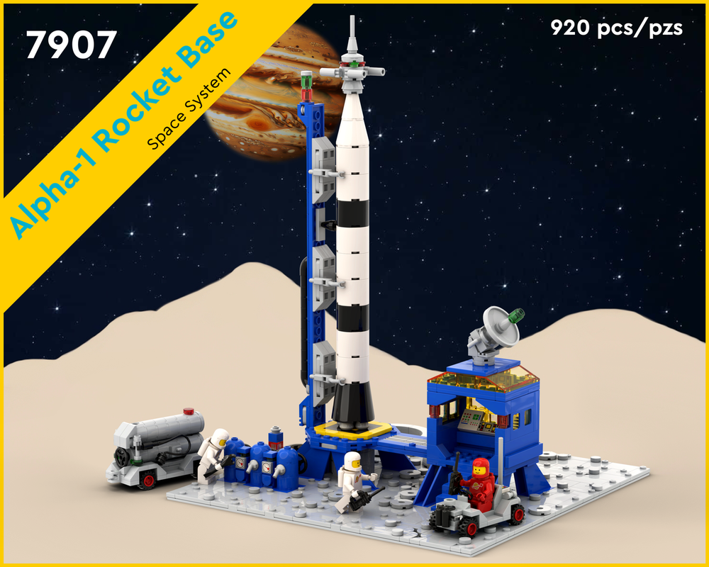 LEGO MOC Alpha-1 Rocket Base by Tubi_Rock_V | Rebrickable - Build with LEGO