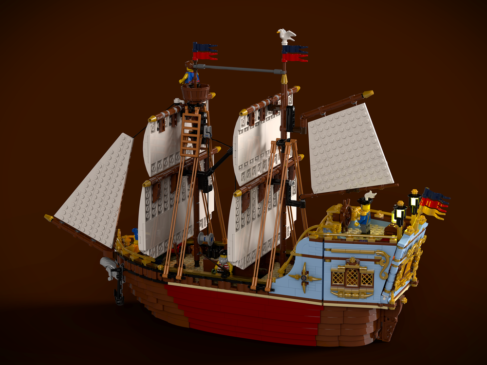 LEGO MOC Trading Ship by FNeuwald | Rebrickable - Build with LEGO