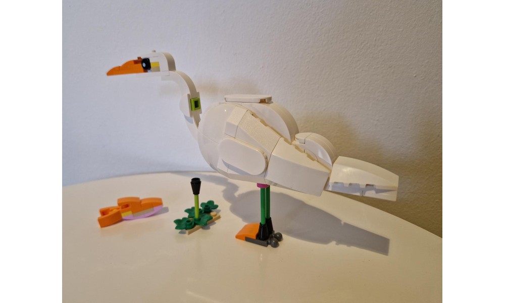 LEGO MOC Great Egret by Jappelsap98 | Rebrickable - Build with LEGO