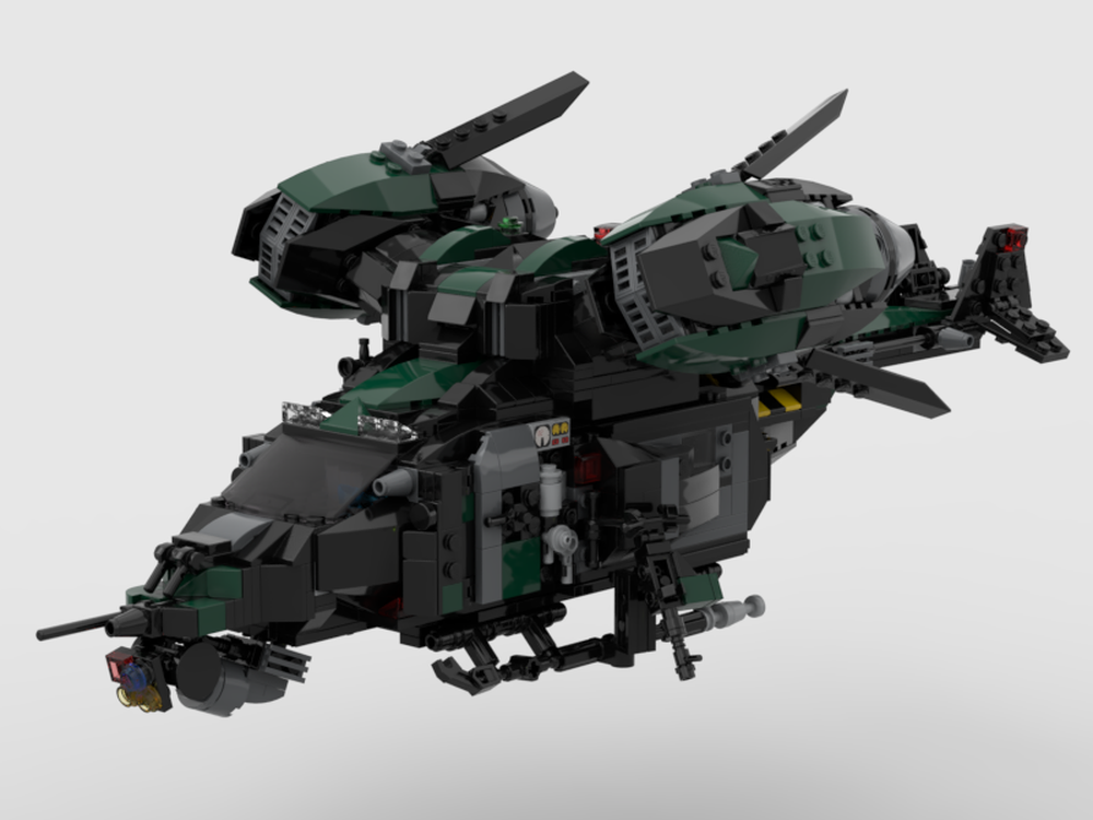 LEGO MOC VTOL Aerial Utility Transport by Total_Rebrick | Rebrickable ...
