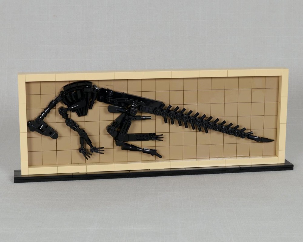LEGO MOC-209384 Hadrosaur Fossil by JKBrickworks | Rebrickable - Build ...