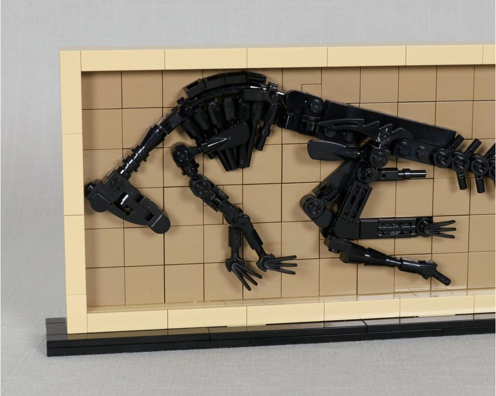 LEGO MOC Hadrosaur Fossil by JKBrickworks | Rebrickable - Build with LEGO