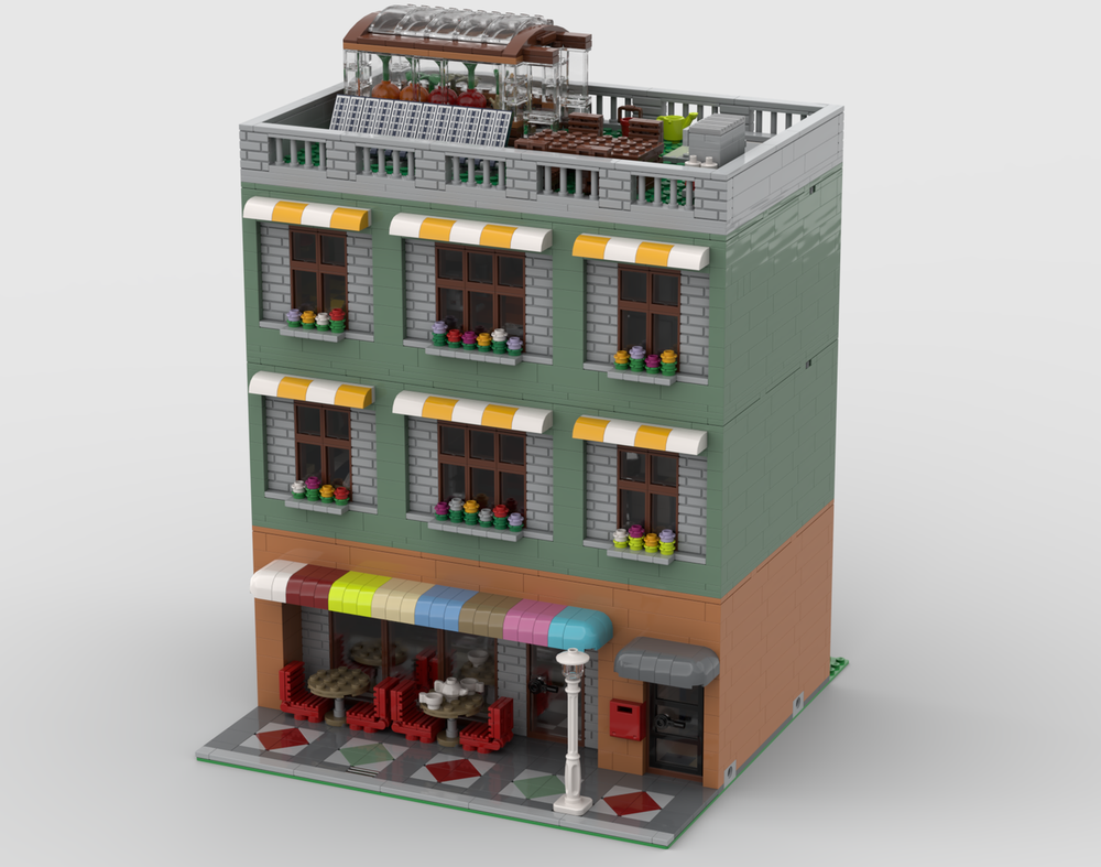 LEGO MOC Candy-shop House by Srixon1973 | Rebrickable - Build with LEGO