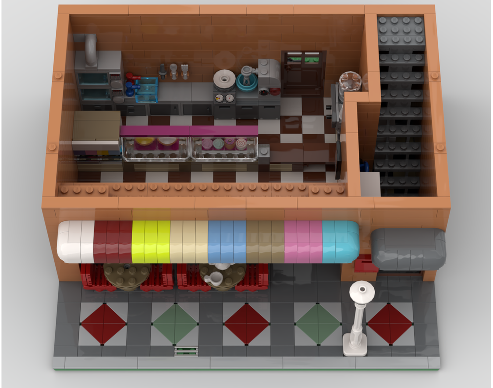 LEGO MOC Candy-shop House by Srixon1973 | Rebrickable - Build with LEGO