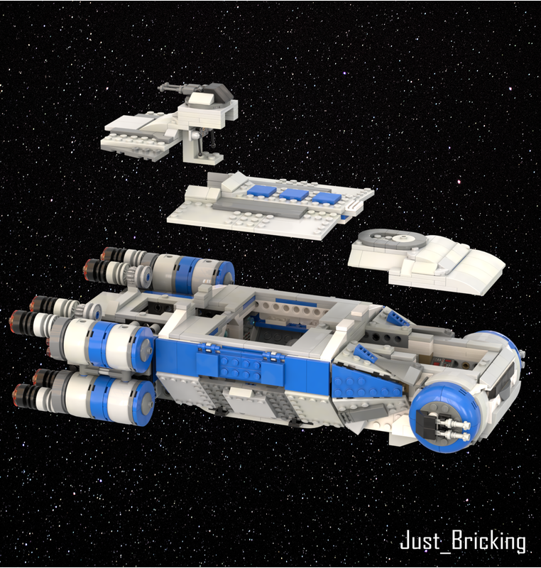 LEGO MOC I-TS Freighter by just_bricking | Rebrickable - Build with LEGO