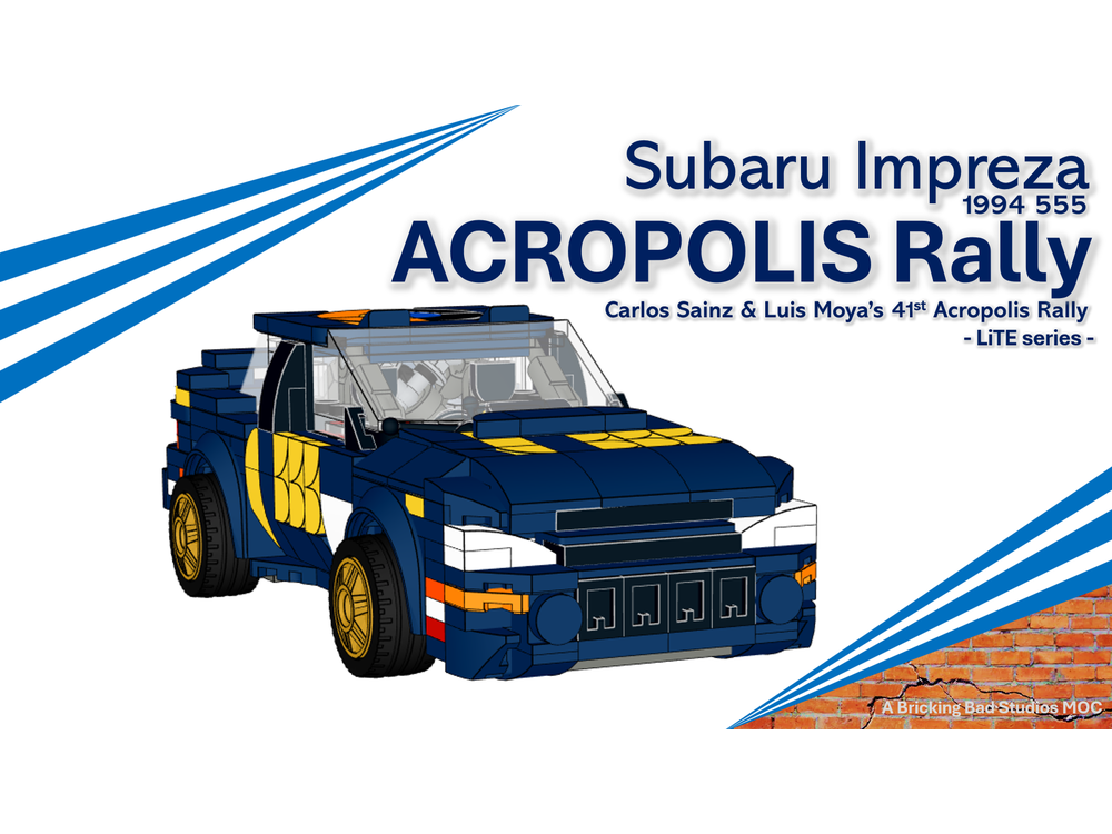 LEGO MOC Subaru Impreza'94-ACROPOLIS Rally/Sainz's 1994 Impreza 555 ...