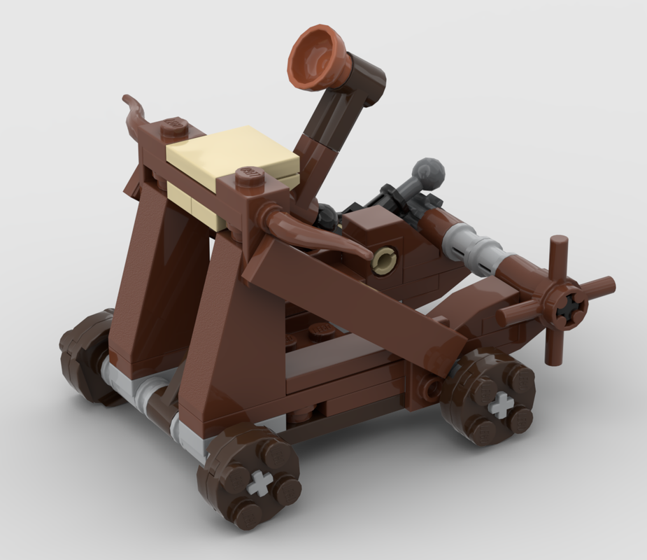LEGO MOC-209392 Medieval Catapult by MidiBricks | Rebrickable - Build ...