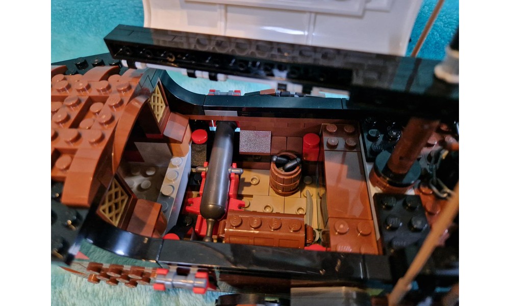 Lego Moc Pirate Sloop And Treasure Mine By Jappelsap98 Rebrickable