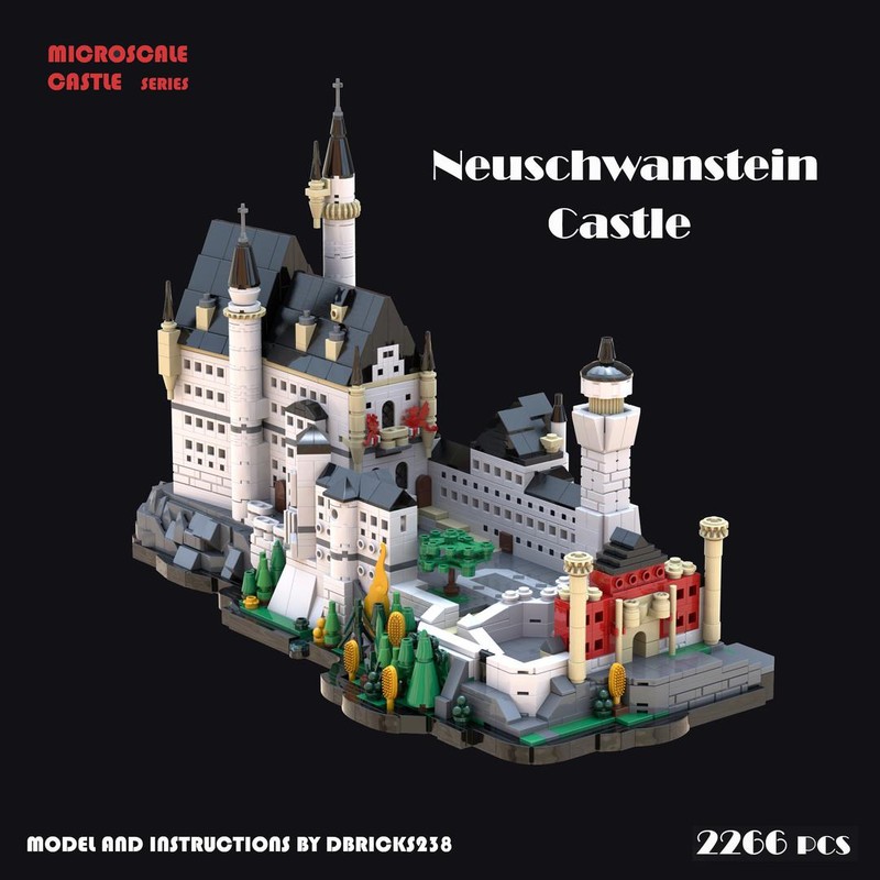 LEGO MOC Neuschwanstein Micro castle by Dbricks238 | Rebrickable ...