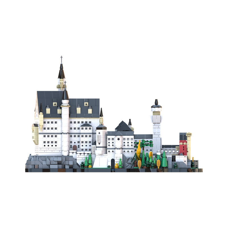 LEGO MOC Neuschwanstein Micro castle by Dbricks238 | Rebrickable - Build with LEGO