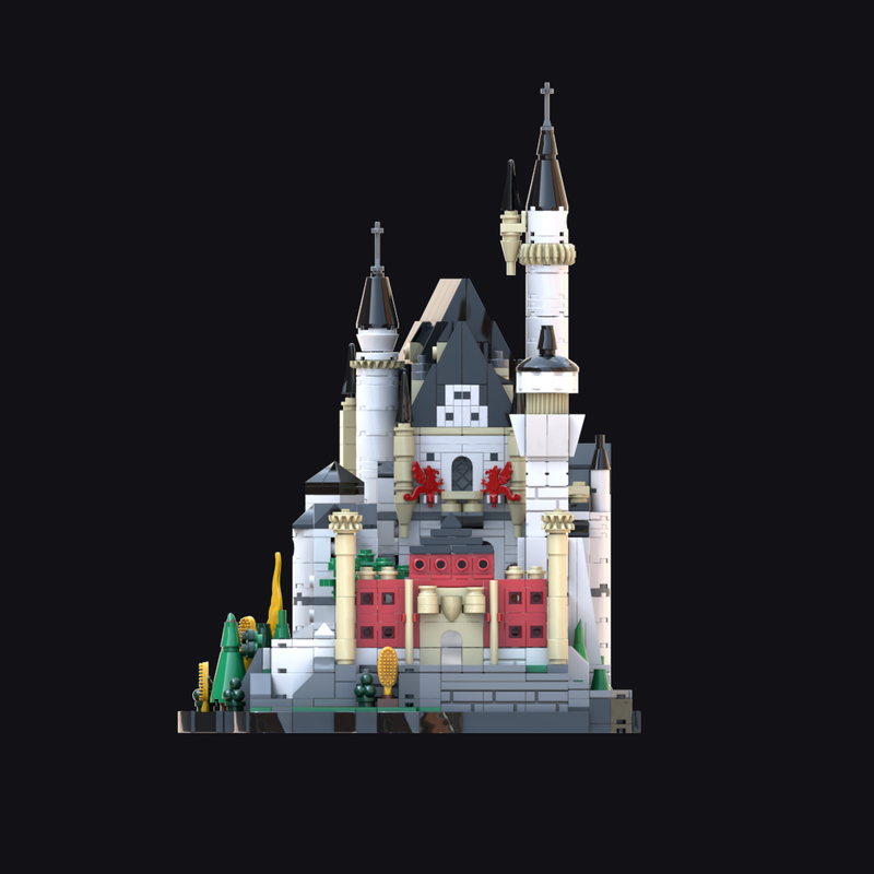 LEGO MOC-209395 Neuschwanstein Micro castle by Dbricks238 | Rebrickable - Build with LEGO