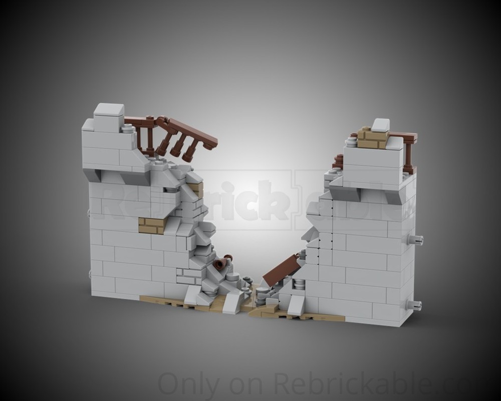 LEGO MOC Modular Castle Wall Ends by bri_CK_One | Rebrickable - Build ...