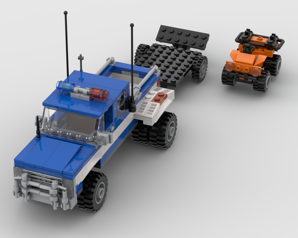 LEGO MOC Chevy_Squarebody_Police_Truck modification by MB MocWorks ...