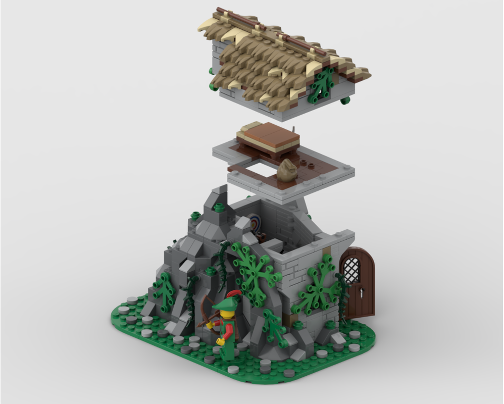 LEGO MOC-209413 Forestmen hiding place - Forestmen Wald Versteck by ...