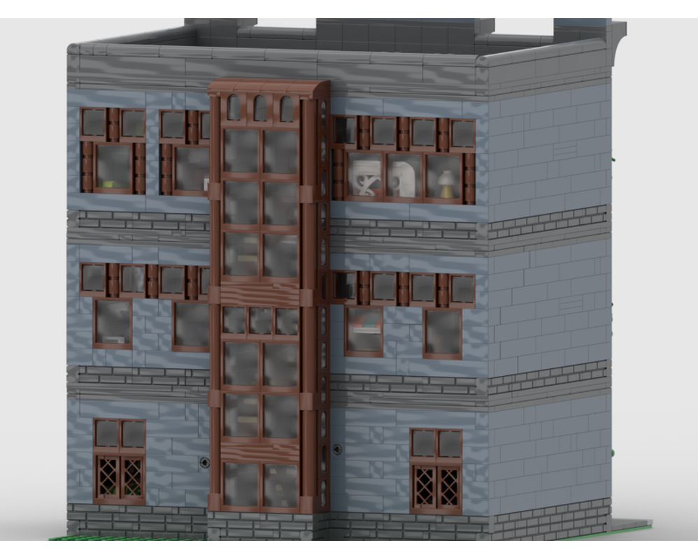 LEGO MOC-209425 3 Stories Apartment Complex by Brickette | Rebrickable ...