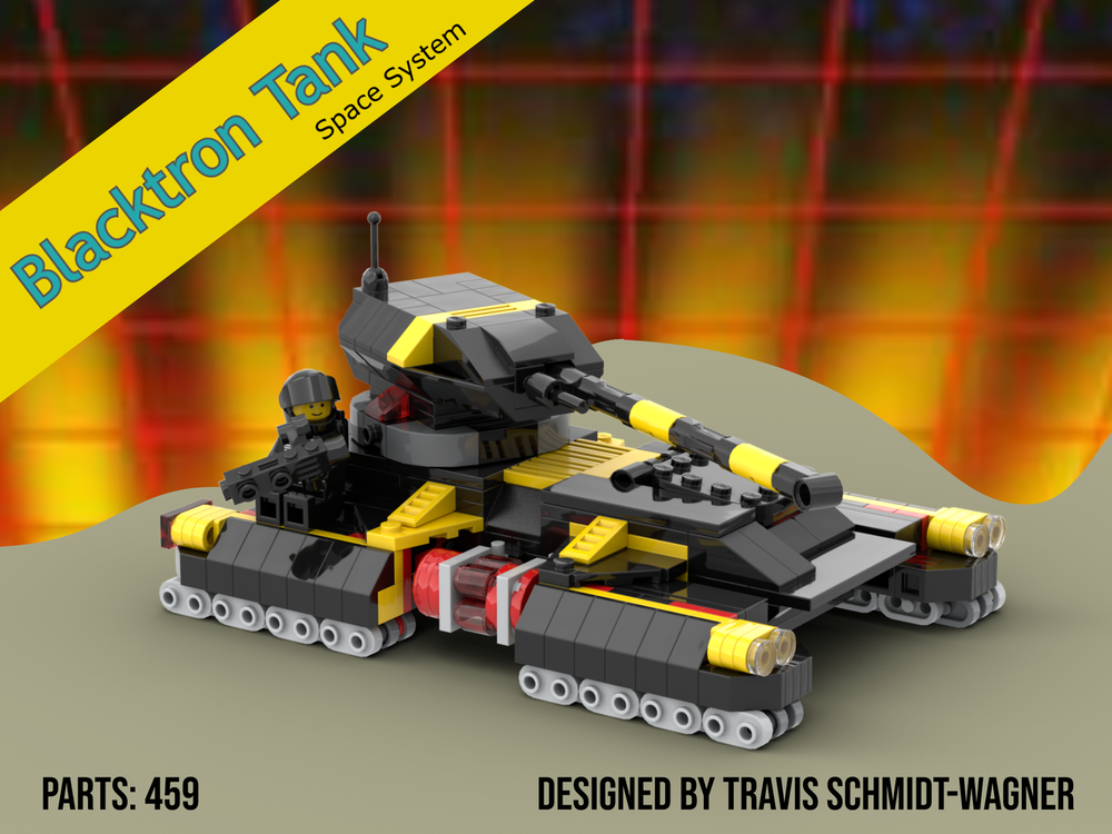 LEGO MOC Blacktron Tank Alt Build 10355 by Camobricktape | Rebrickable ...